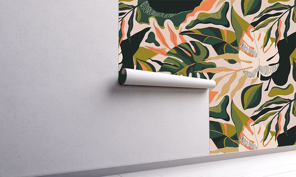 Tapet Exotic Leaves - Tapet Foto Personalizabil