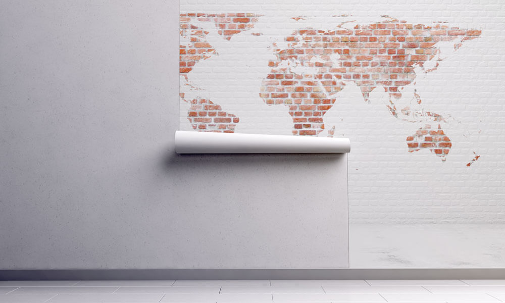 Tapet World Map - Tapet Foto Personalizabil cu harta lumii