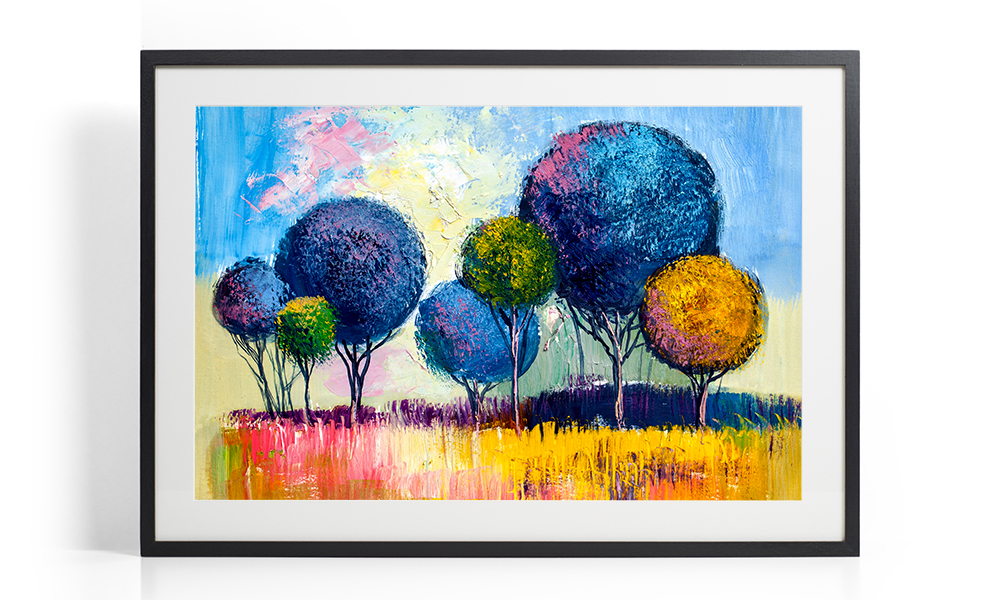 Tablou Colorful Trees Landscape | Tablou personalizat